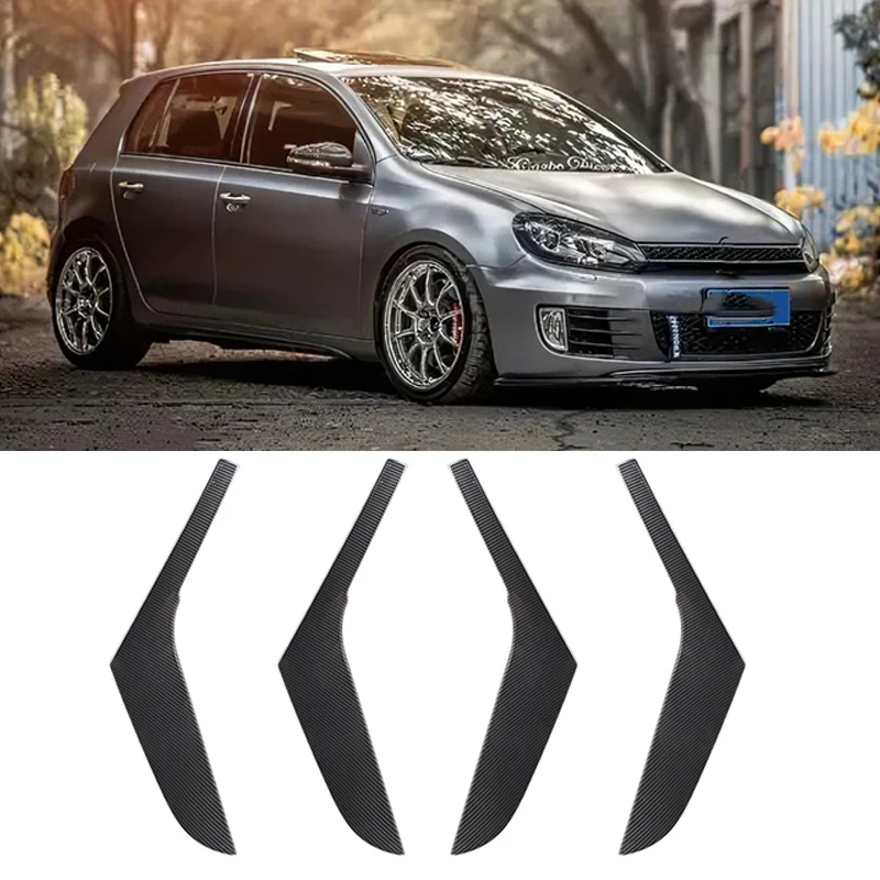 Black-Carbon-Car-Interior-Door-Left-Right-Handle-Cover-Trim-For ...