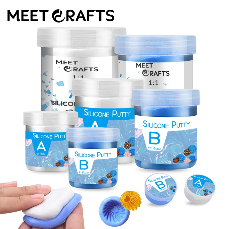 Meetcrafts-50g-100g-200g-400g-Silicone-Dental-Putty-Mold-Making-Solid ...
