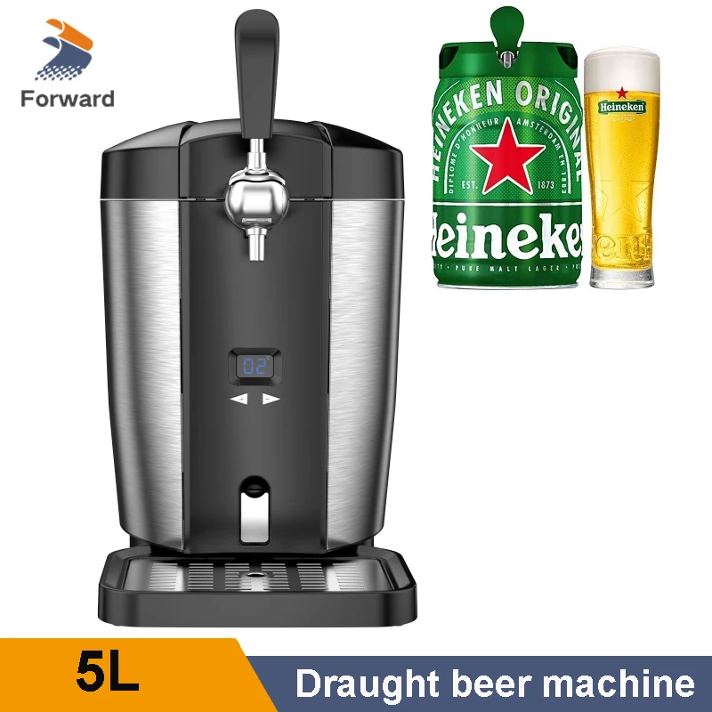 Draft Beer Machine Draught Beer for 5L Keg Barrel Portable Cold Beer ...