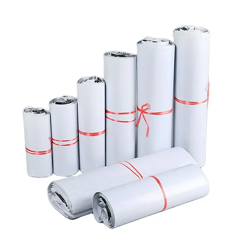 50~100PCS White PE Plastic Mailing Packaging Bag Poly Mailer T-shirt ...