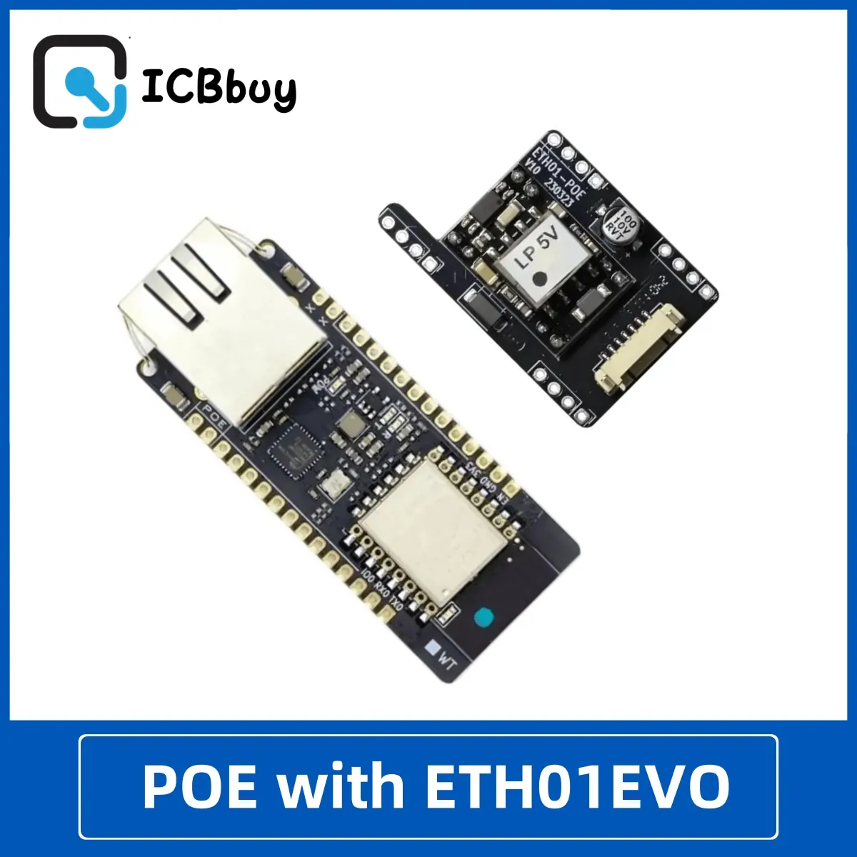 ESP32-C3-Development-Board-POE-Module-WT32-ETH01-EVO-Embedded-Serial-Port-to-Ethernet-WIFI ...