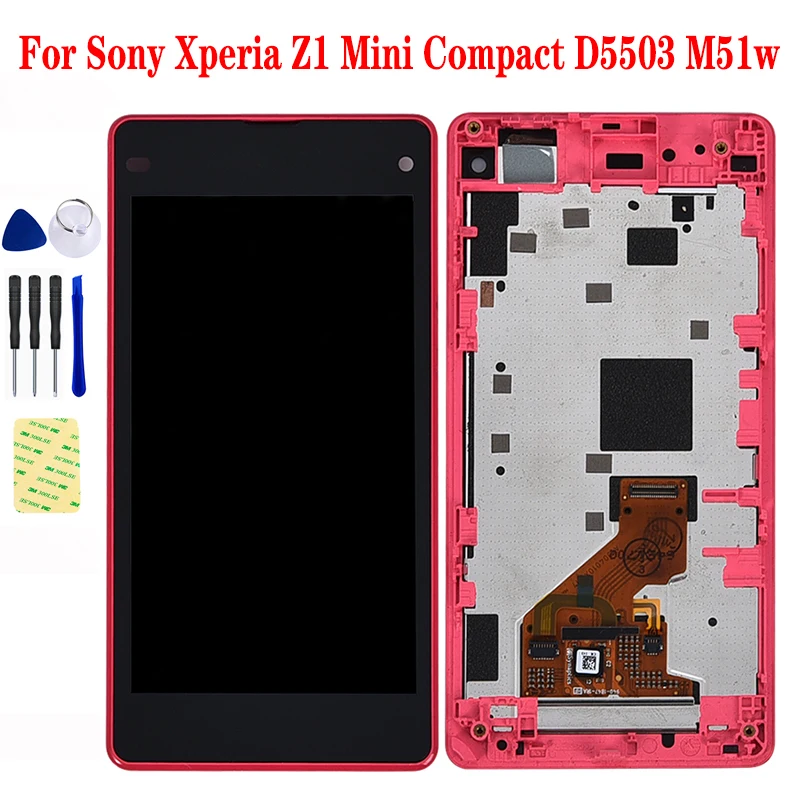 For Sony Xperia Z1 Mini Z1 Compact Lcd Display D5503 M51w Lcd Touch Screen Digitizer Sensor ...