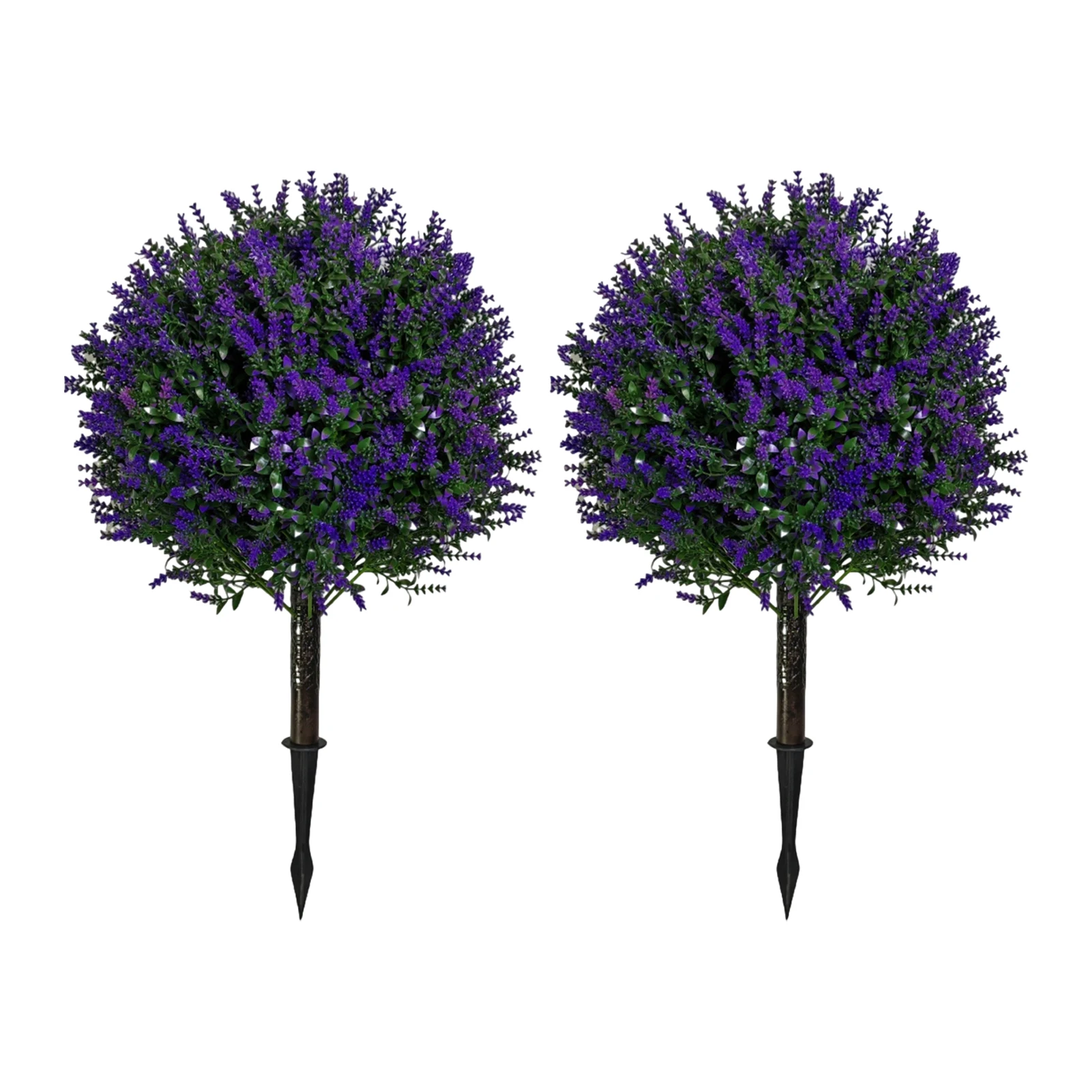 2pcs Artificial Tree Modeling Saplings 23.5 Inch UV Resistant Realistic ...