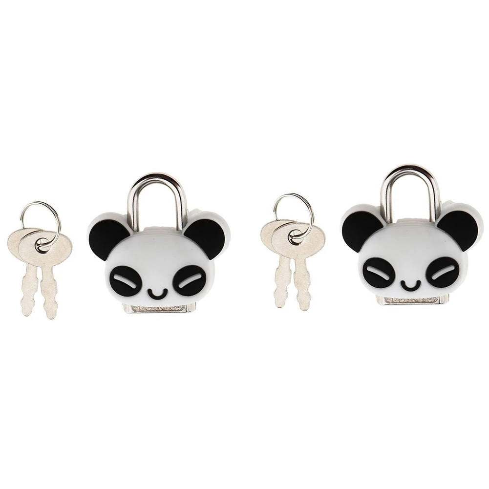 2X-Security-Lock-Mini-Padlock-Animal-Cute-Doll-Cartoon-Lock-with-Key ...