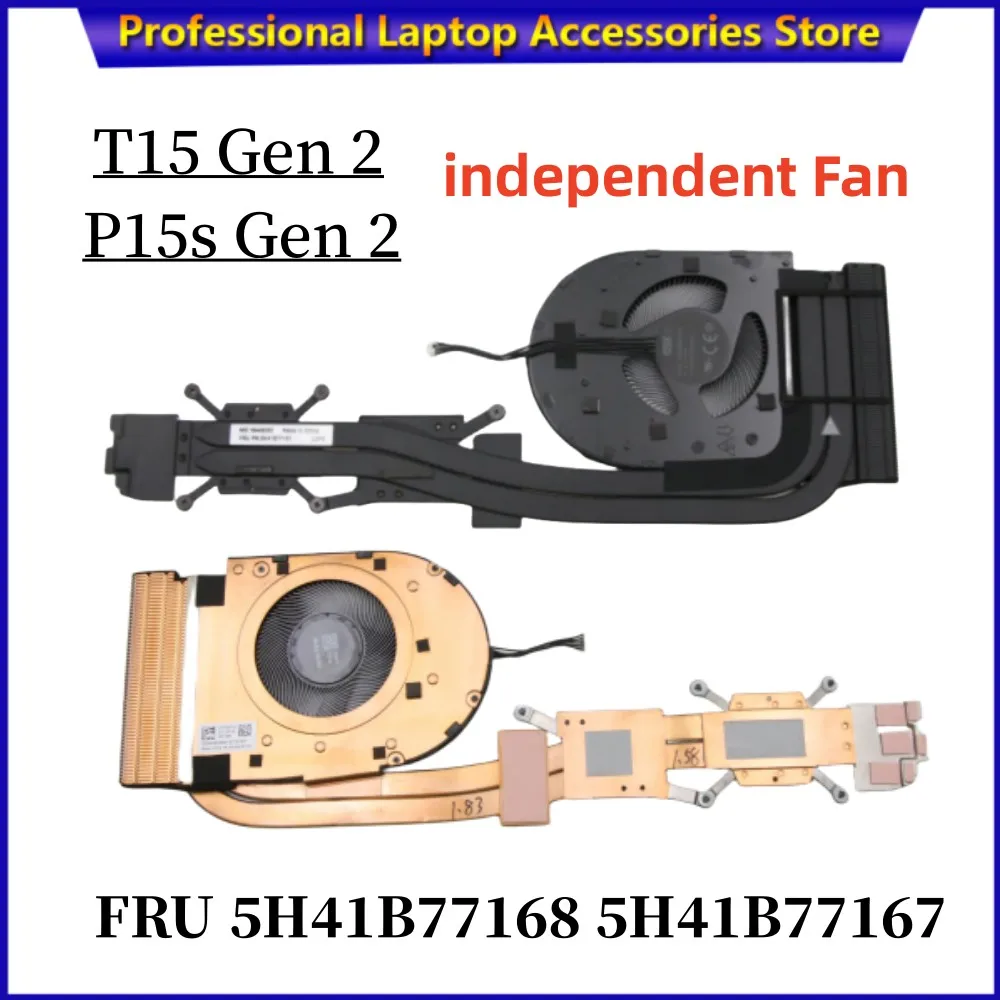 New for Lenovo Thinkpad T15 P15s Gen 2 Laptop CPU Cooling Fan Heatsink ...