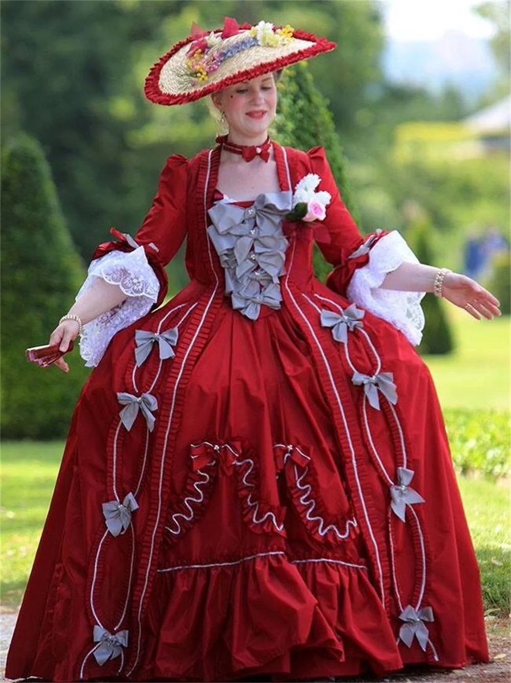 Marie-Antoinette-Dress-Rococo-Ball-Gown-18th-Century-Georgian-Costume ...