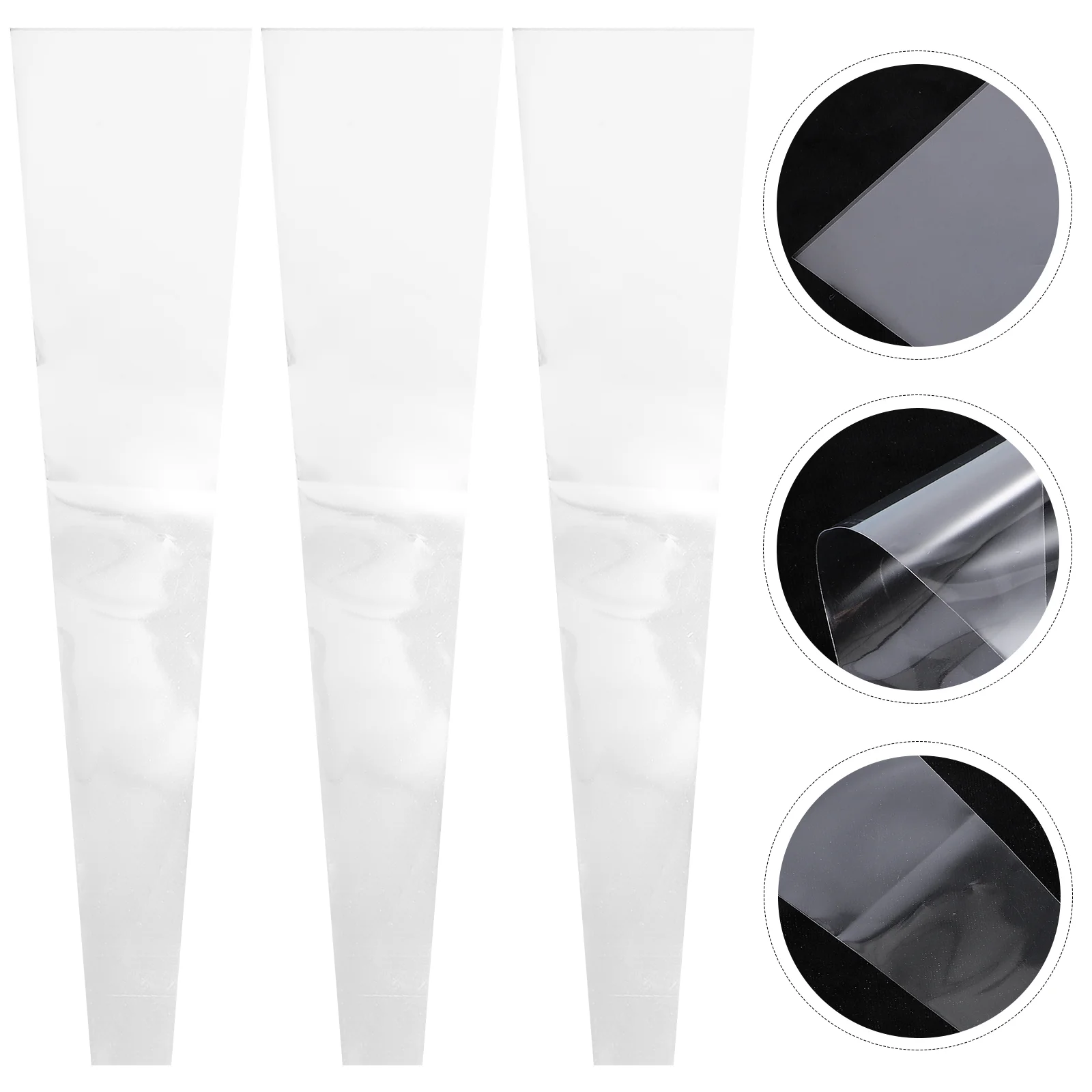 50 Pcs Single Flower Wrapping Sleeve Bouquet Wrapper Rose Bouquet ...