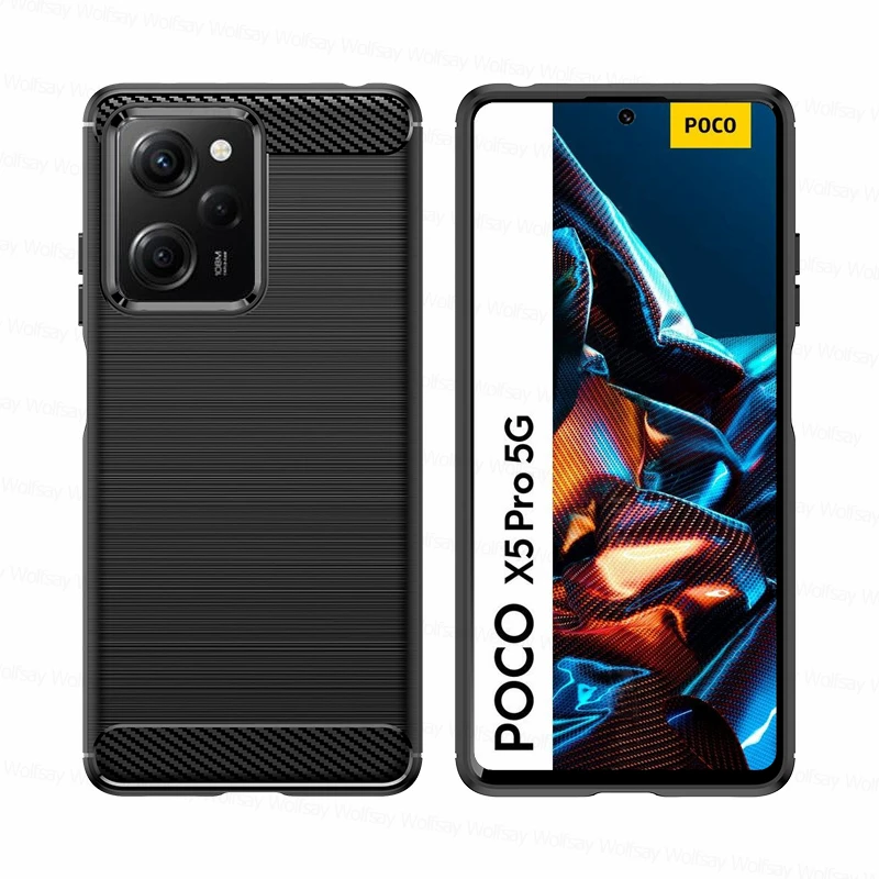 For Xiaomi Poco X5 Pro 5G Case Xiaomi Poco X3 X4 X5 Pro 5G Cover ...
