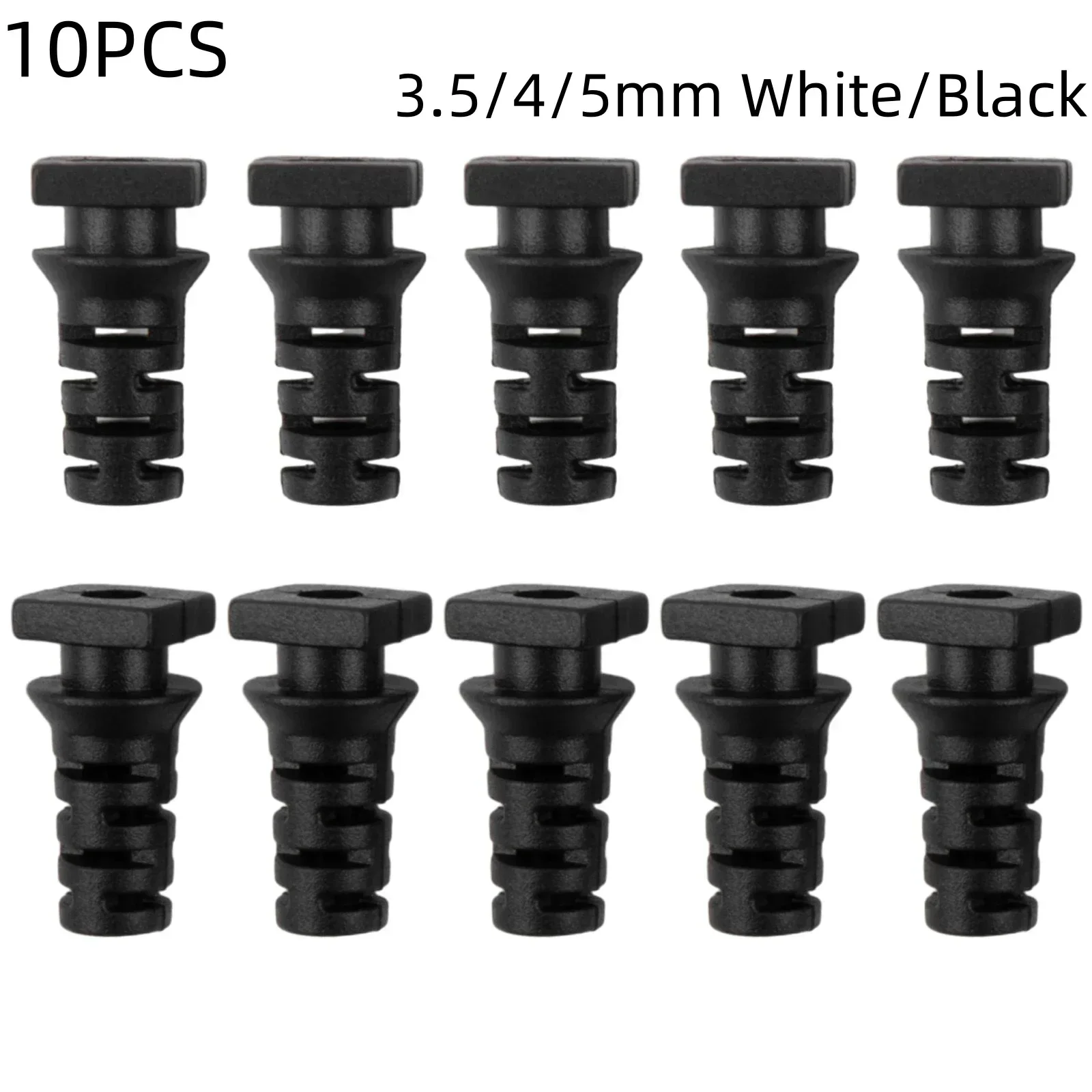 10pcs 3.5/4/5mm Cable Gland Connector Rubber Strain Relief Cord Boot ...