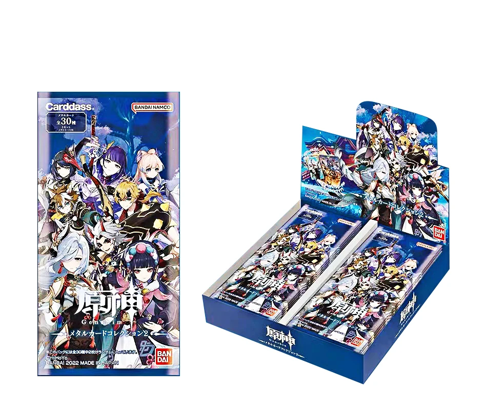 Bandai-Original-Genshin-Impact-Cards-Metal-Card-VOL-2-Collection ...