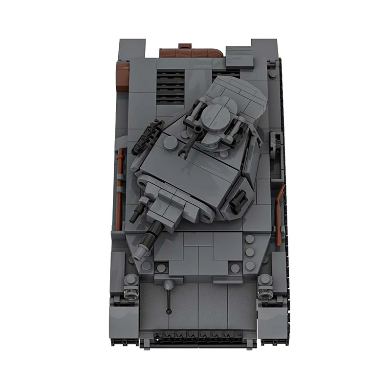 764PCS MOC Military WW2 German Panzer IV D Tank Building Blocks Set ...