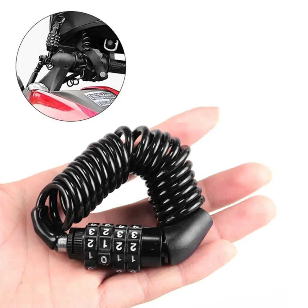 Cable-Helmet-Lock-Quick-Locking-Anti-theft-Cycling-Helmet-Lock-High ...