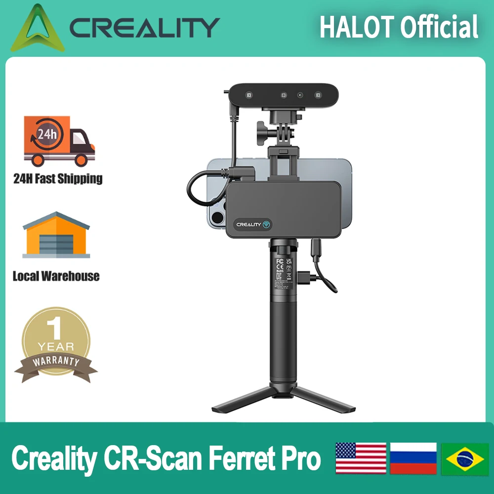 Creality-CR-Scan-Ferret-Pro-3D-Scanner-Handheld-Anti-shake-Tracking ...