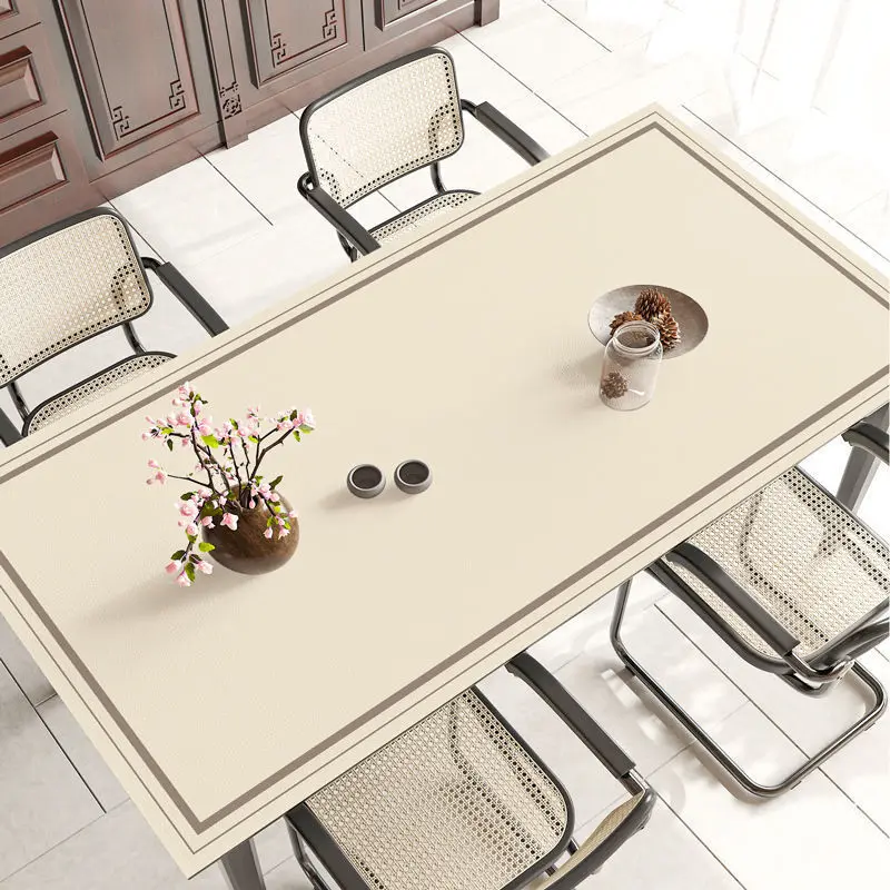 Dining-Table-Mats-and-Tablecloths-Light-Luxury-High-End-Waterproof-and ...