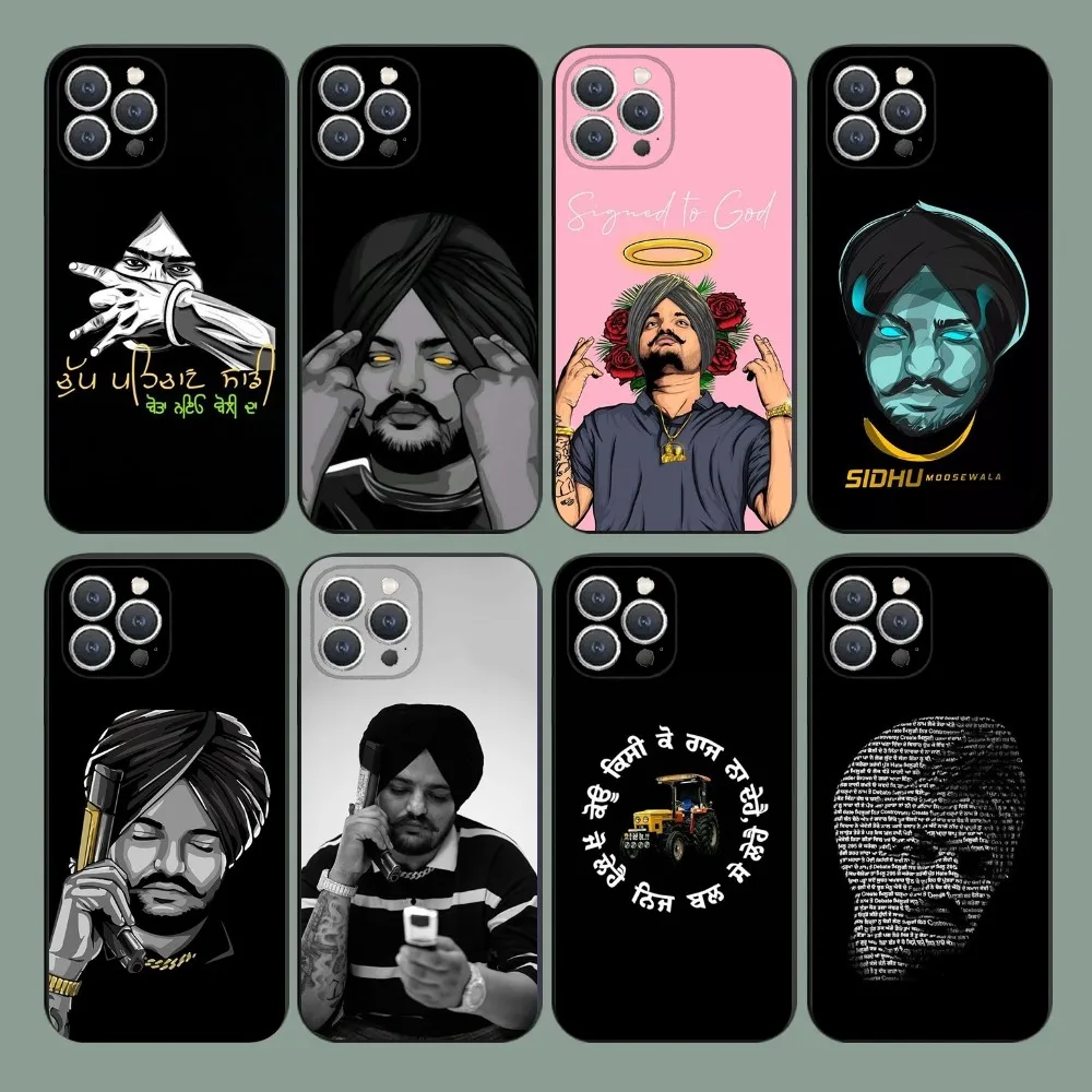 Sidhu-Moose-Wala-Rapper-Phone-Case-For-iPhone-15-14-13-12-11-Plus-Pro ...