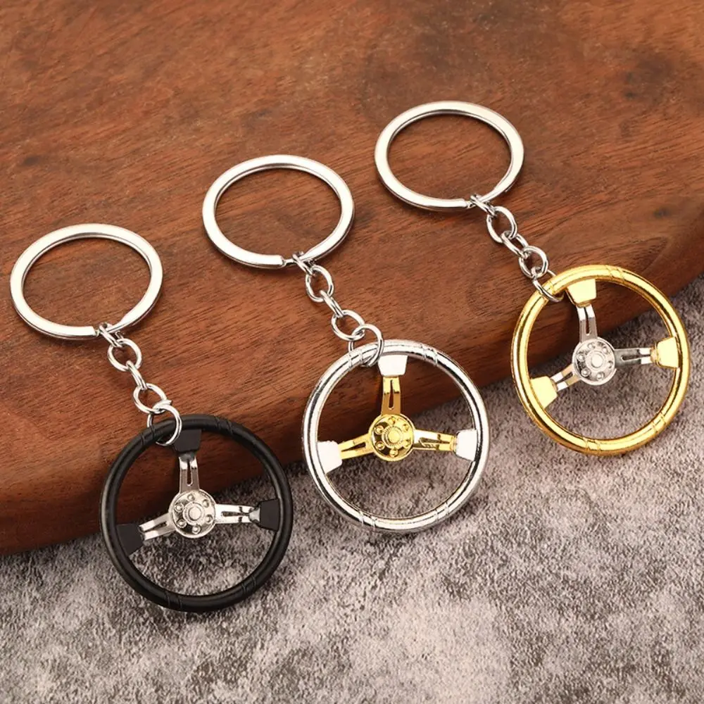 Alloy-Racing-Steering-Wheel-Key-Ring-Fashion-Punk-Keychain-Car ...