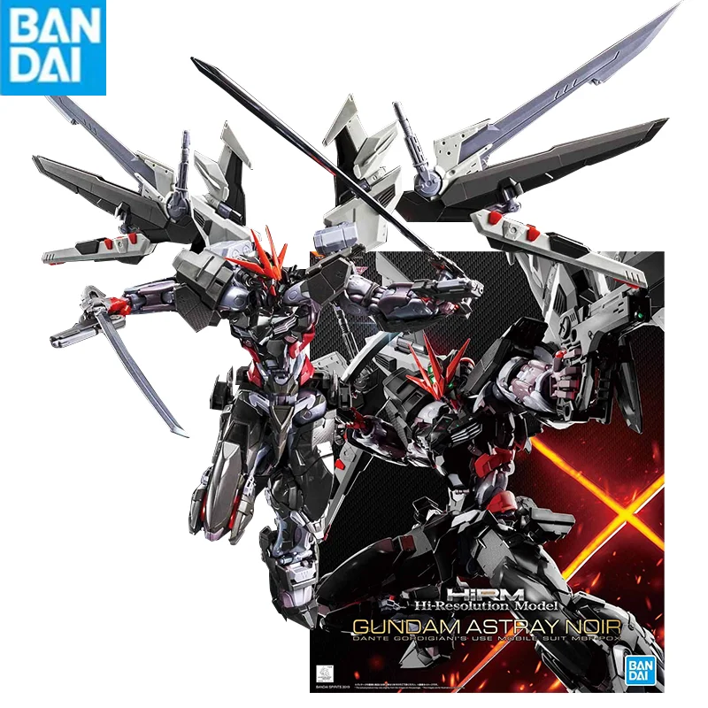 Bandai Gunpla Hirm 1/100 Hi Resolution Mbf P0X Gundam Astray Noir Assembly Model Collectible ...