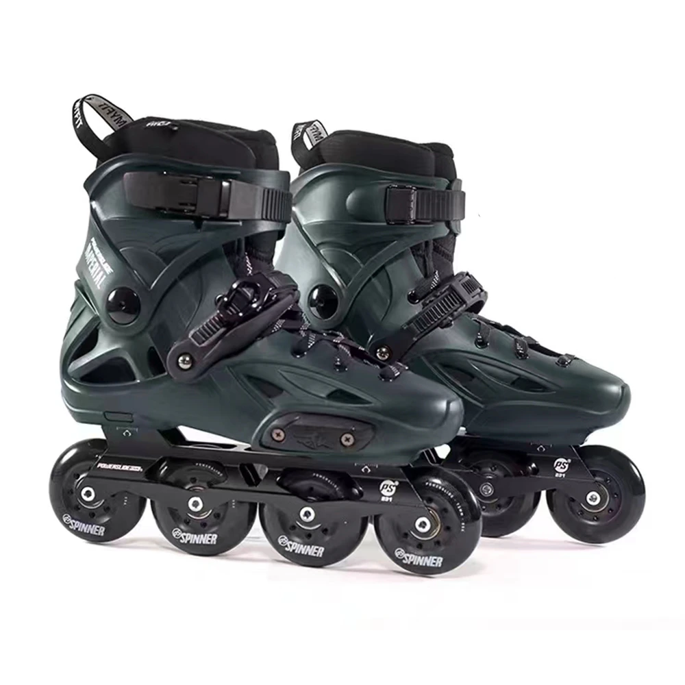 100% Original Powerslide Imperial Inline Skates Professional Slalom ...
