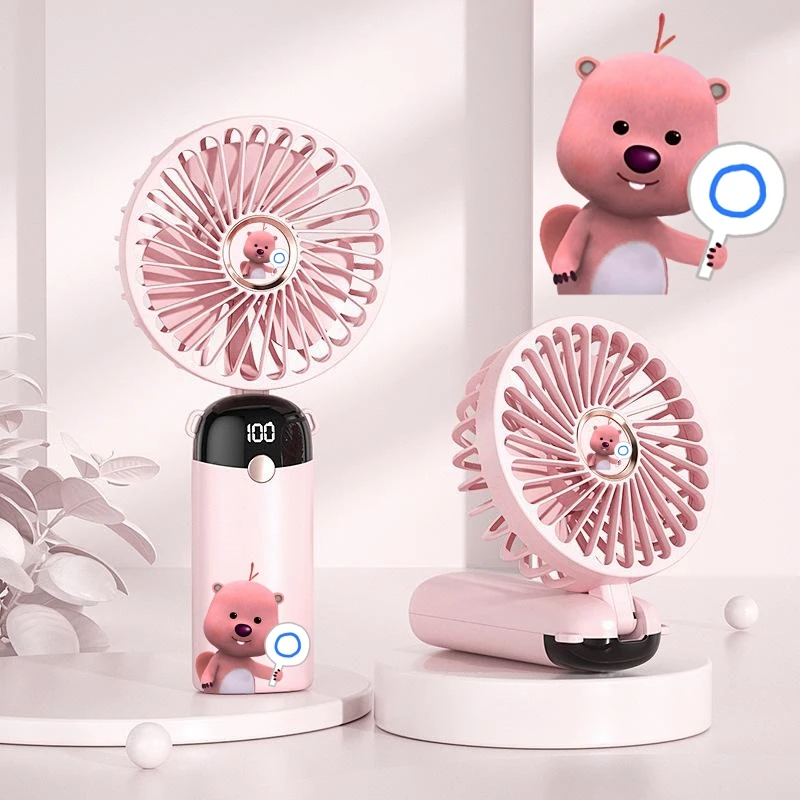 loopy-mini-fan-Miniso-Pororo-Cartoon-Figure-printing-pink-color ...