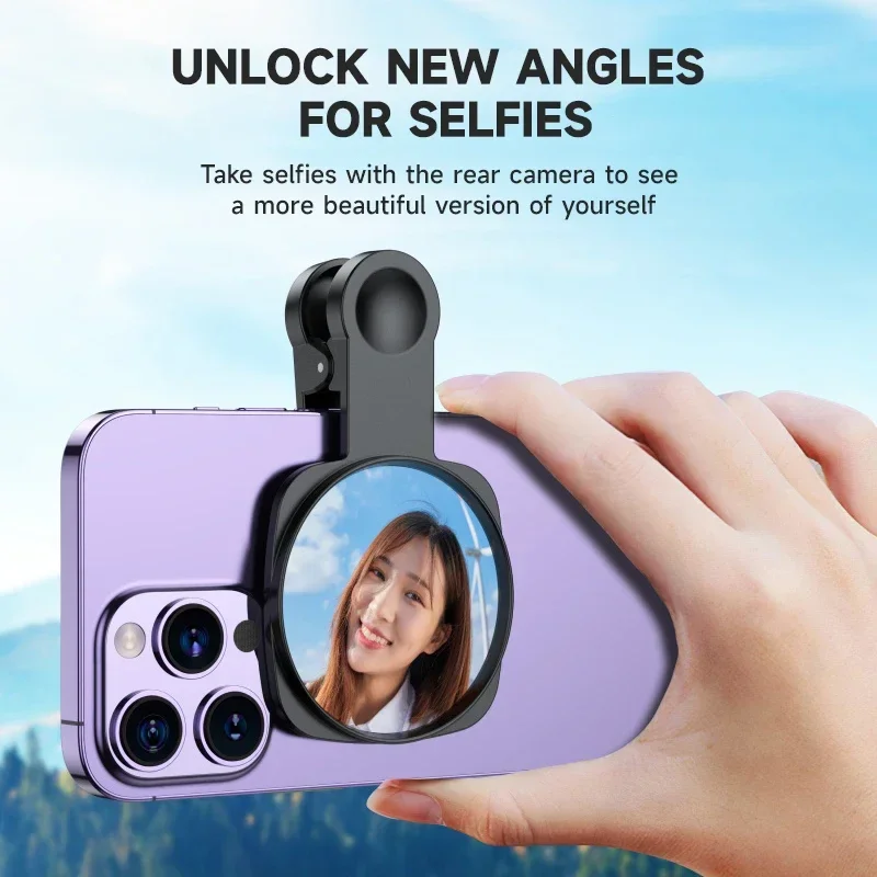 Universal-Smartphone-Selfie-Vlog-Mirror-Compatible-with-for-iPhone-for ...
