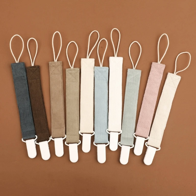 New-Solid-Colour-Cotton-Baby-Pacifier-Clip-BPA-Free-Newborn-Nipple ...