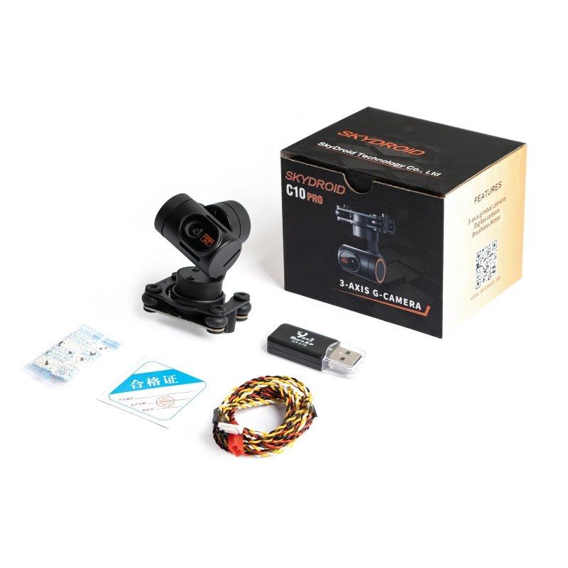 Skydroid C10 Pro 2K 3-Axis Gimbal Camera - 1080P FPV for T12/H12/H16 ...