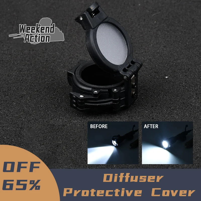 Tactical-M300-M600-Weapon-Scout-Light-Flashlight-Diffuser-nfrared-lens ...