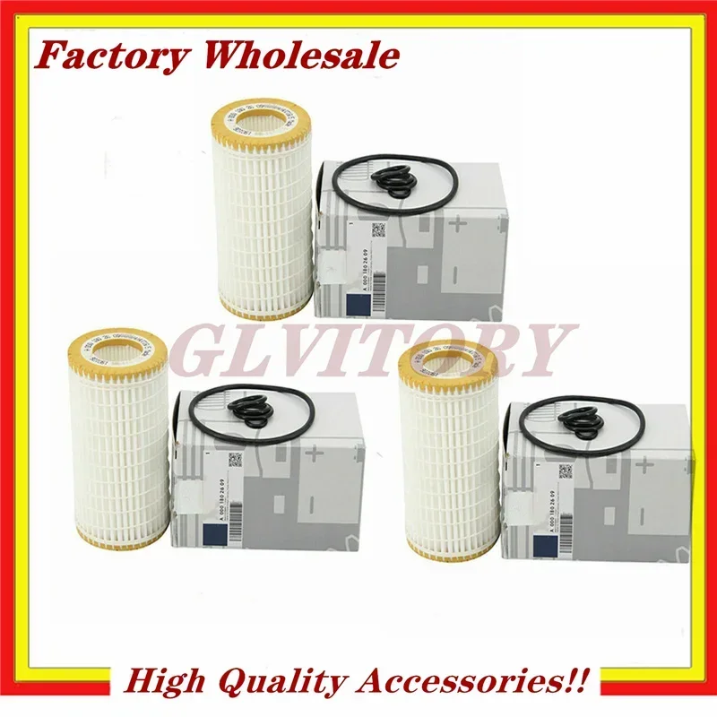 New A0001802609 Oil Fuel Filter W/ O-Rings for Mercedes Benz C-class ...