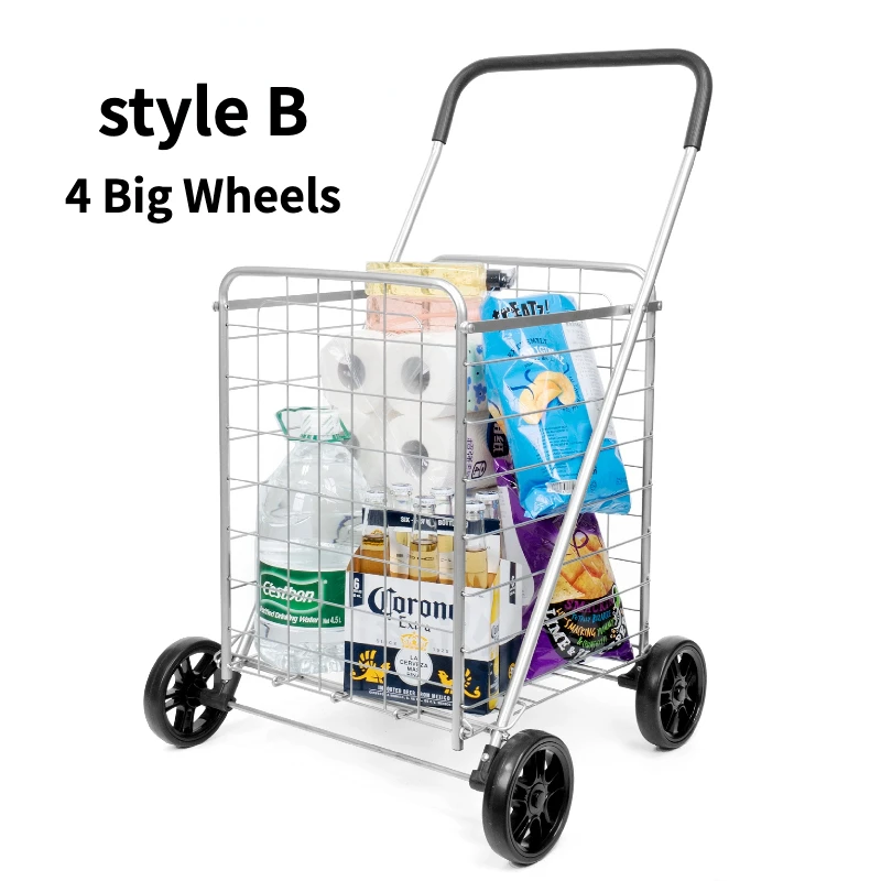 Folding Grocery Shopping Cart