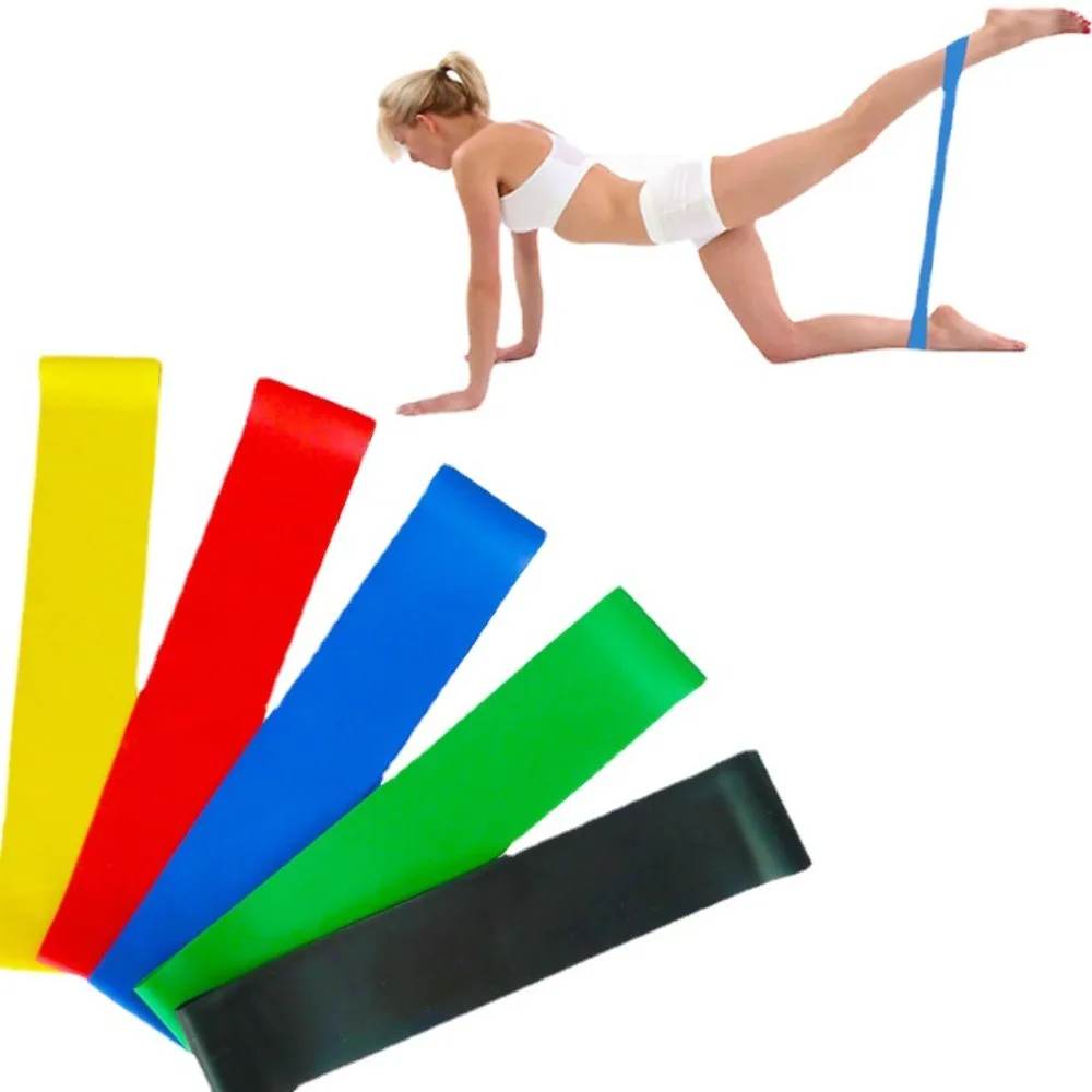 Portable-Fitness-Workout-Equipment-Rubber-Resistance-Bands-Yoga-Gym ...