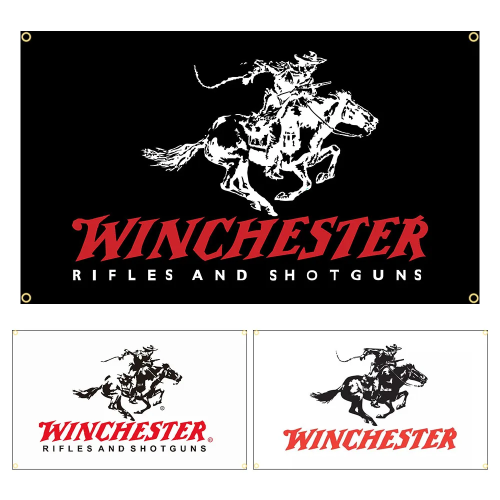 90X150cm-WINCHESTER-BANNER-Flag-Polyester-Printed-Garage-Decoration ...