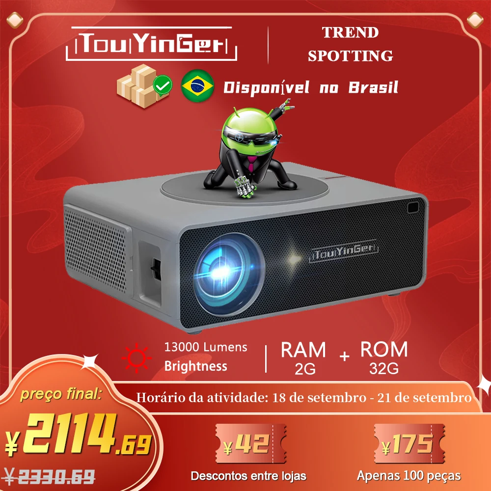 Touyinger-q10w-Pro-projetor-android-4k-mini-projetores-full-hd-cinema-v ...