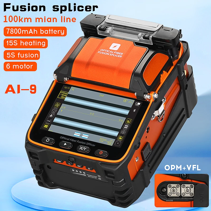 Free-shipping-AI-9-Automatic-Optical-Fiber-Fusion-Splicer-Intelligent ...
