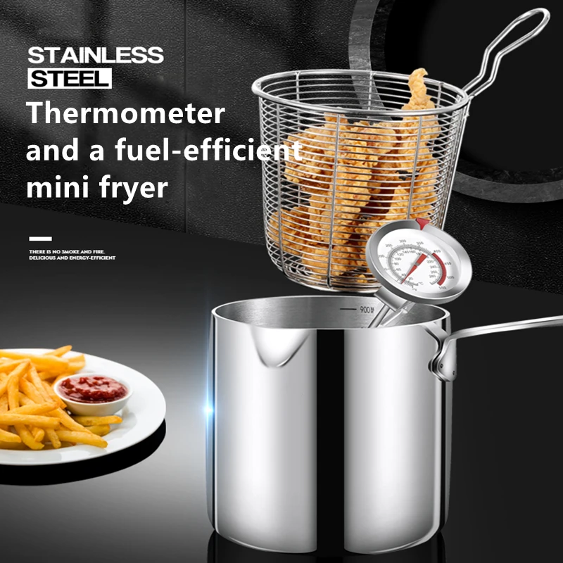 Mini-Deep-Frying-Pot-304-Stainless-Steel-Kitchen-Fryer-With-Strainer ...