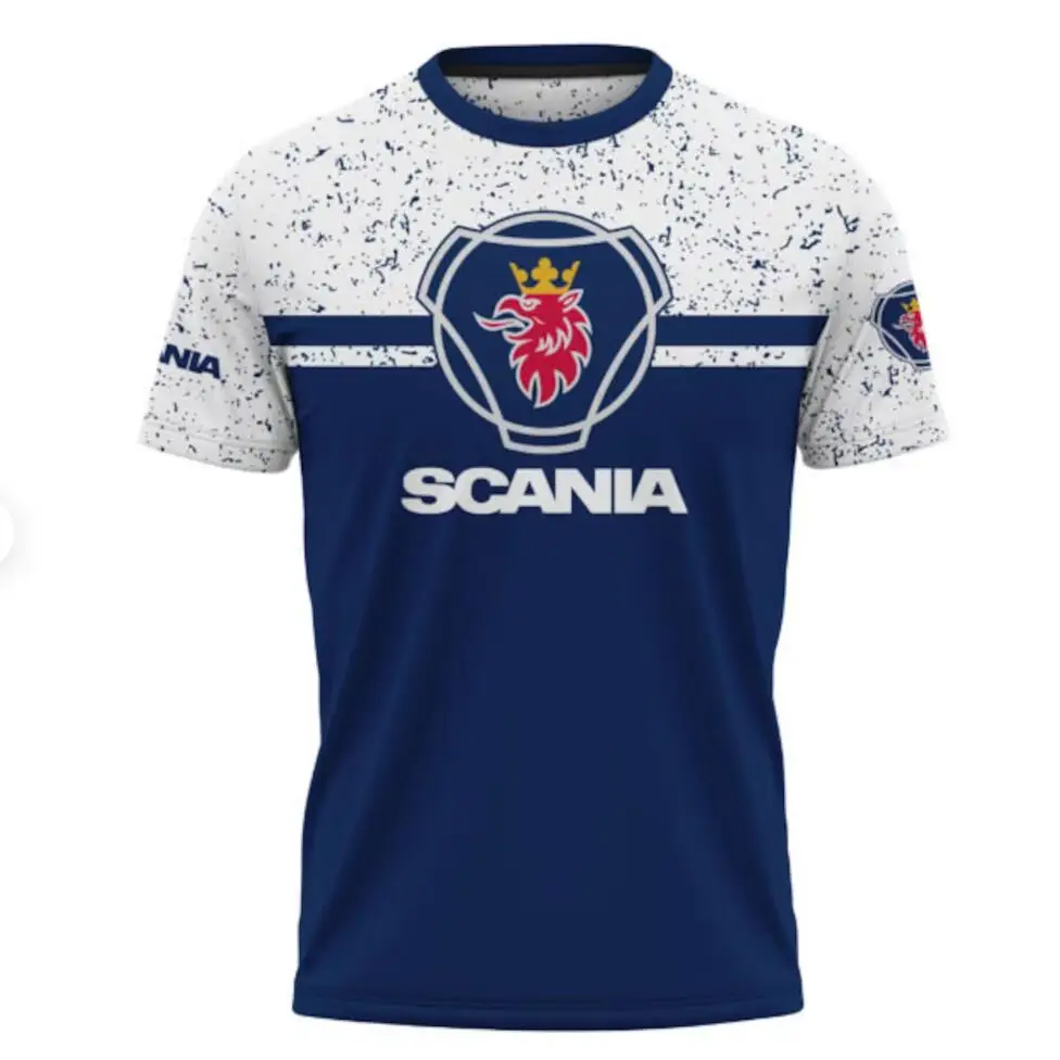 Road King Scania Summer Men's Kids 3D Print Round Neck