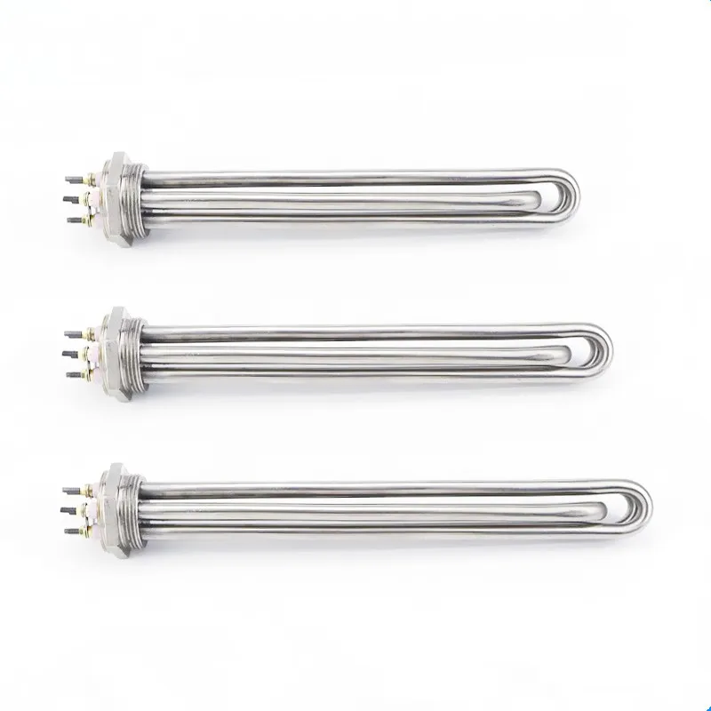 6 kW, 220/380V, DN40(47mm). Heatpart Length 300mm SS304 Terminals Water ...