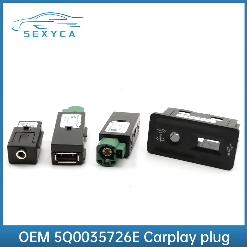 OEM-5Q0035726E-CarPlay-USB-AUX-Install-Plug-Socket-Switch-Button-MIB2 ...