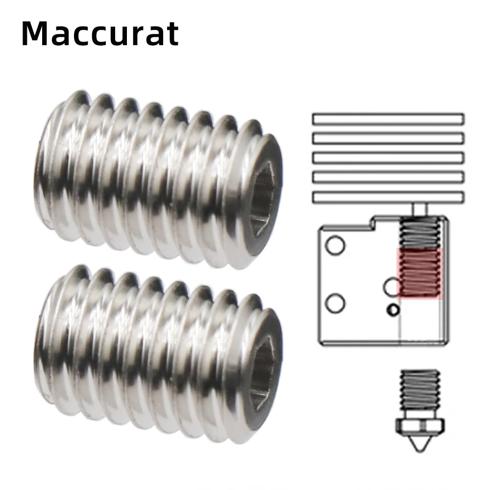 Maccurat-High-Flow-CHT-Nozzle-Copper-Connector-V6-Volcano-Hotend ...