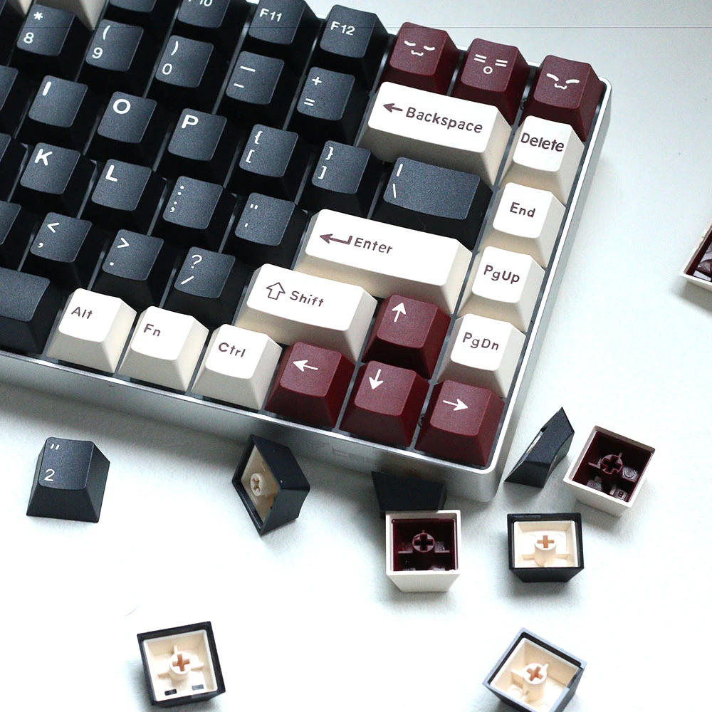 173 Keys Double Shot Keycap Cherry Profile English Keycaps For MX ...