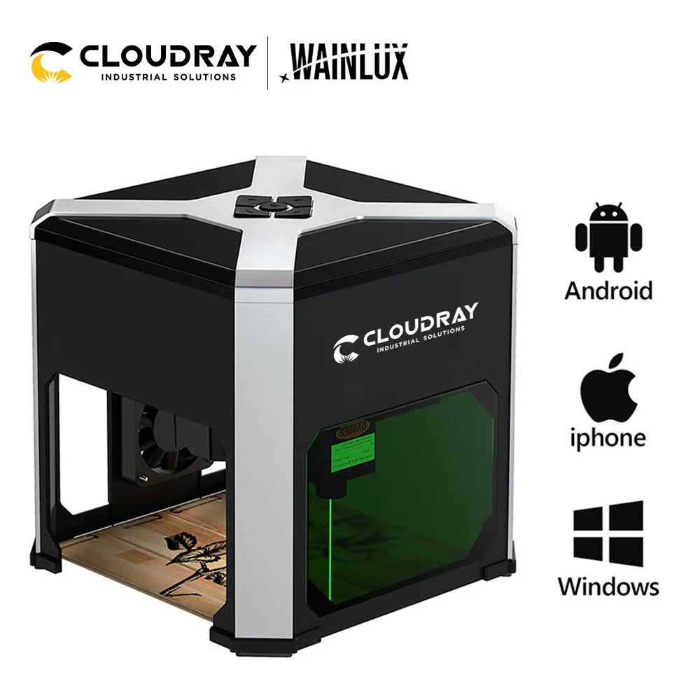 Cloudray Laser Engraver Wainlux K6 Mark Printer Cutter Woodworking Machines Plastic 3000mw Wifi ...
