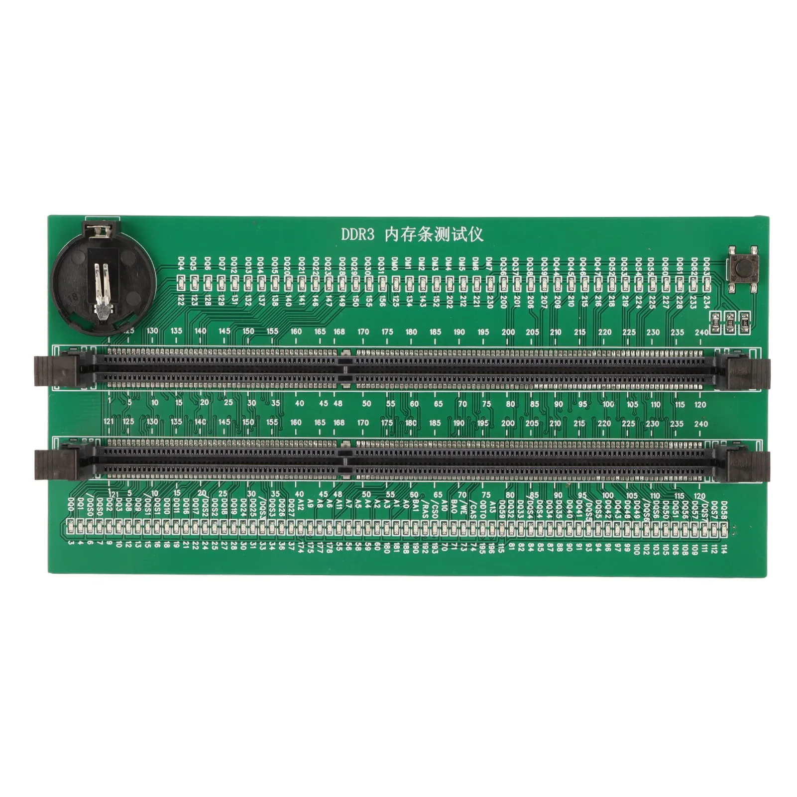 Ddr3 Memory Tester Pcb Ddr3 Memory Test Card With 110 Led Indicators For Desktop Computer Ddr3