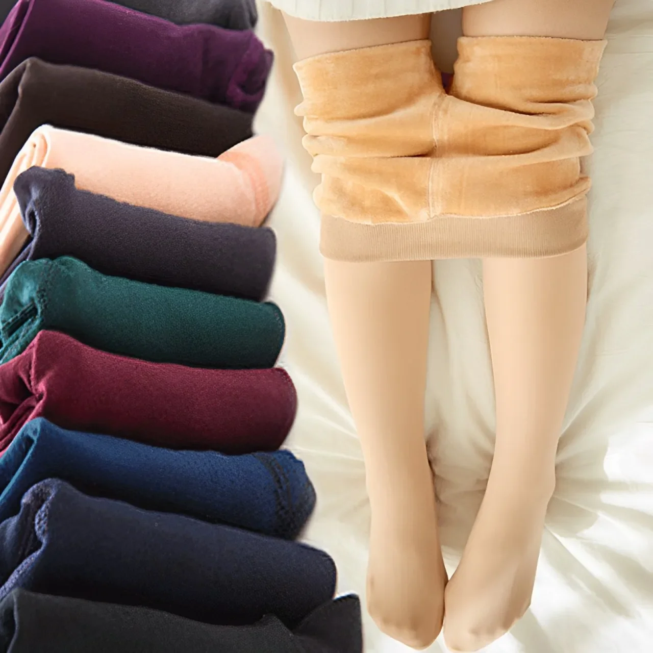 Fleece-Lined-Tights-Women-Thermal-Pantyhose-for-Women-Winter-Panty ...