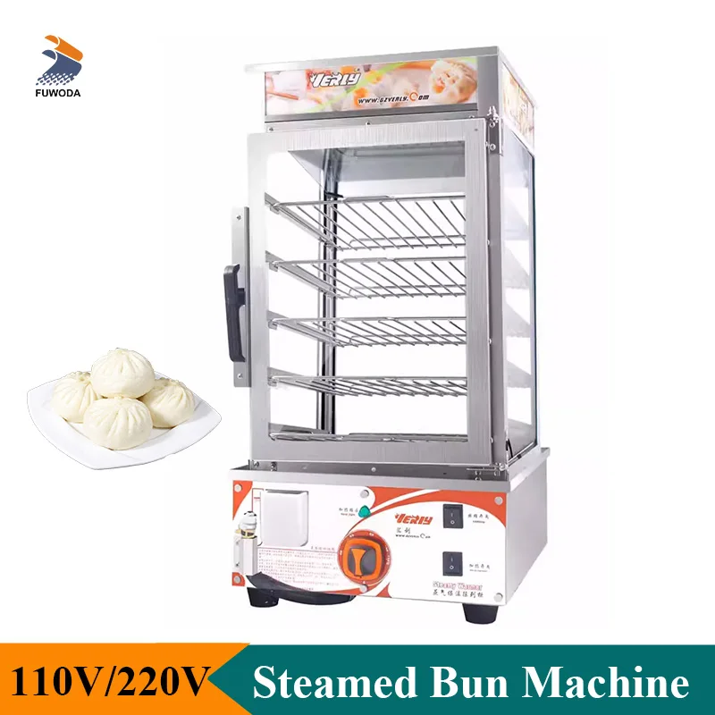 Commercial-Steamed-Bun-Warming-Machine-5-Layers-Fast-Food-Display ...