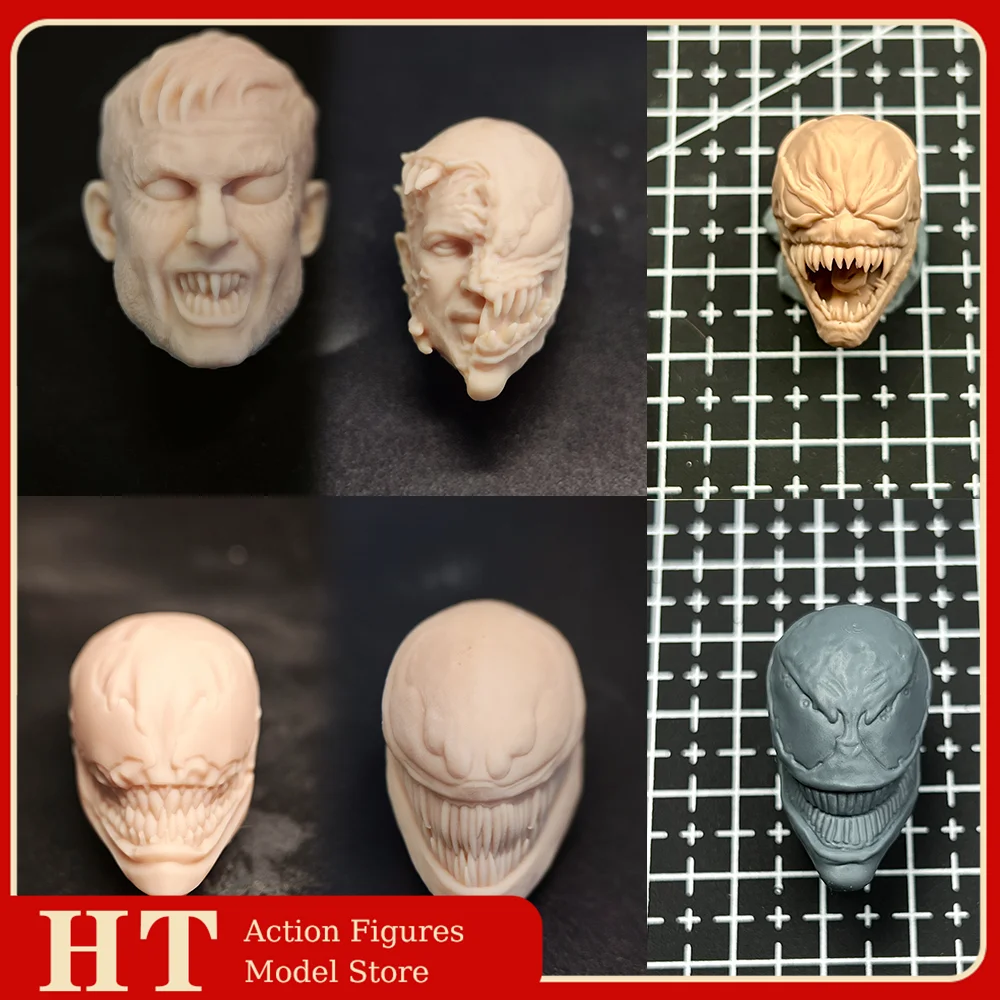 In-Stock-1-12-Movie-Spider-Man-Villain-Venom-White-Model-Head-Sculpt ...