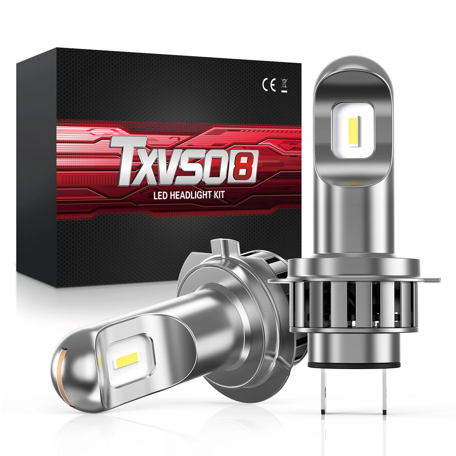 TXVSO8 2022 Led H7 Headlights 12V Car Lights 6000K Bulbs Mini 360 ...
