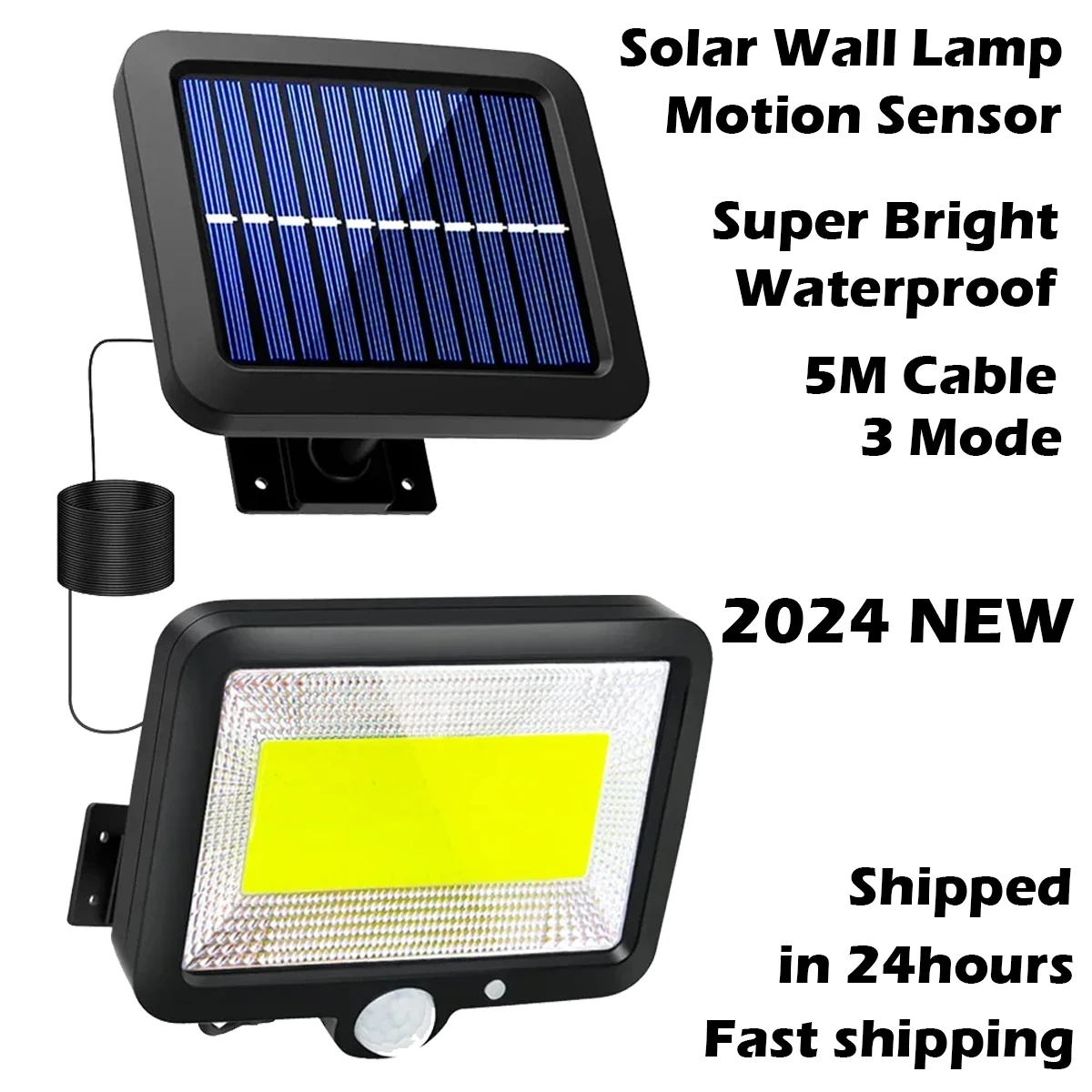 Solar-Outdoor-Light-Motion-Sensor-Waterproof-COB-LED-Flood-Light-3-Mode ...