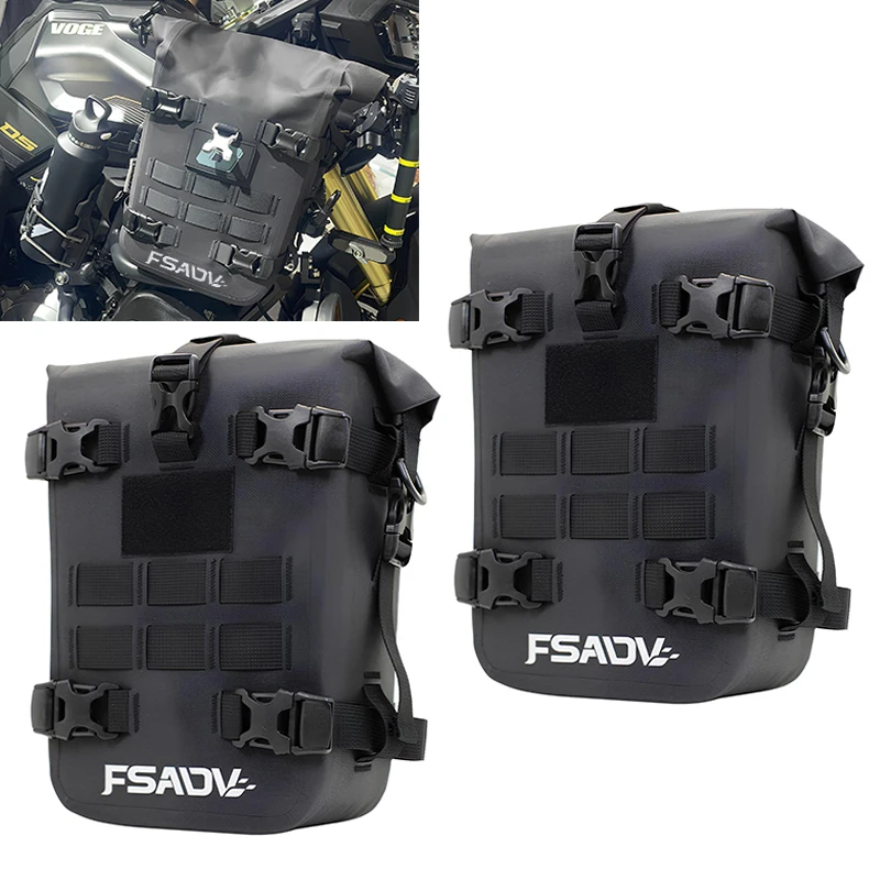 Motorcycle Bumper Bag Waterproof Frame Crash Bar Pack Outdoor Cycling ...