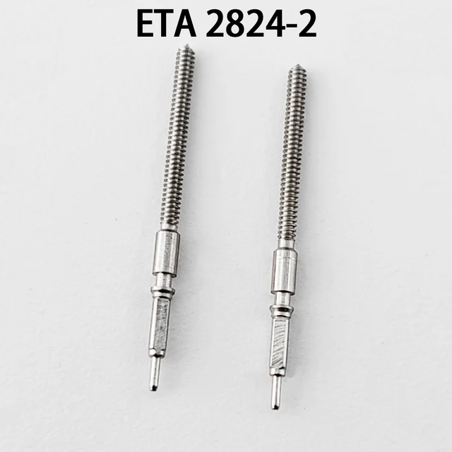 ETA 2836-2 2824-2 Metal Watch Winding Stem Replacement Steel Crown ...