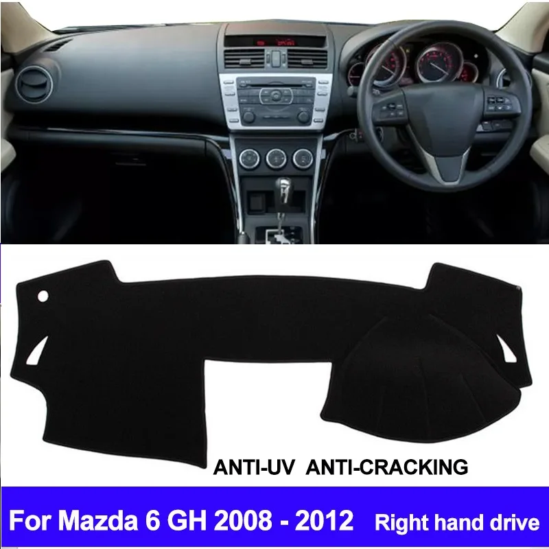 For-Mazda-6-GH-2008-2009-2010-2011-2012-Car-Dashboard-Cover-Dash-Mat ...