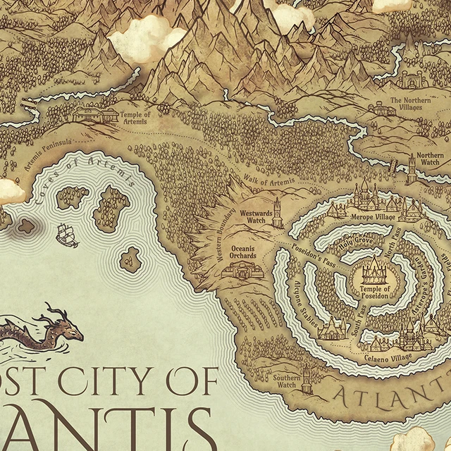 Atlantis The Lost City In World Map